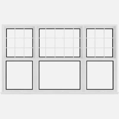 White Window (143.5 x 238 cm) - 3D Model by cgaxis