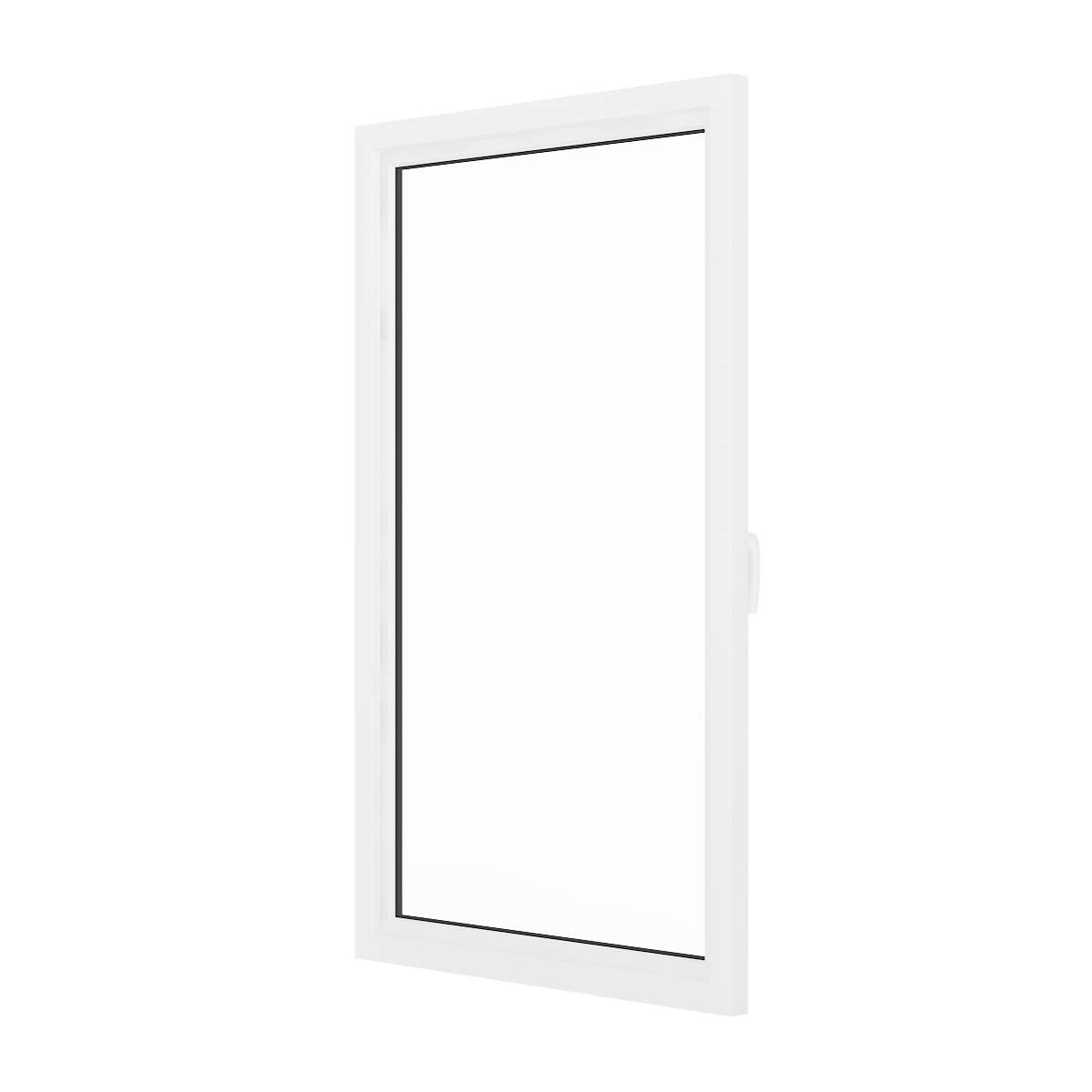 White Window (143.5 x 86.5 cm) - 3D Model by cgaxis