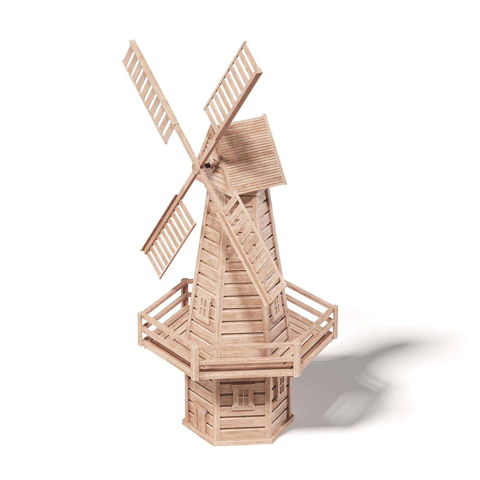 Miniature Windmill - 3D Model by cgaxis
