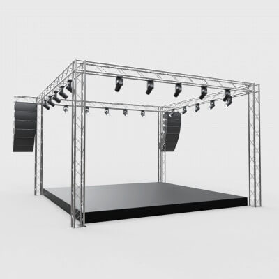 Concert Stage 12 - 3D Model by CGBee
