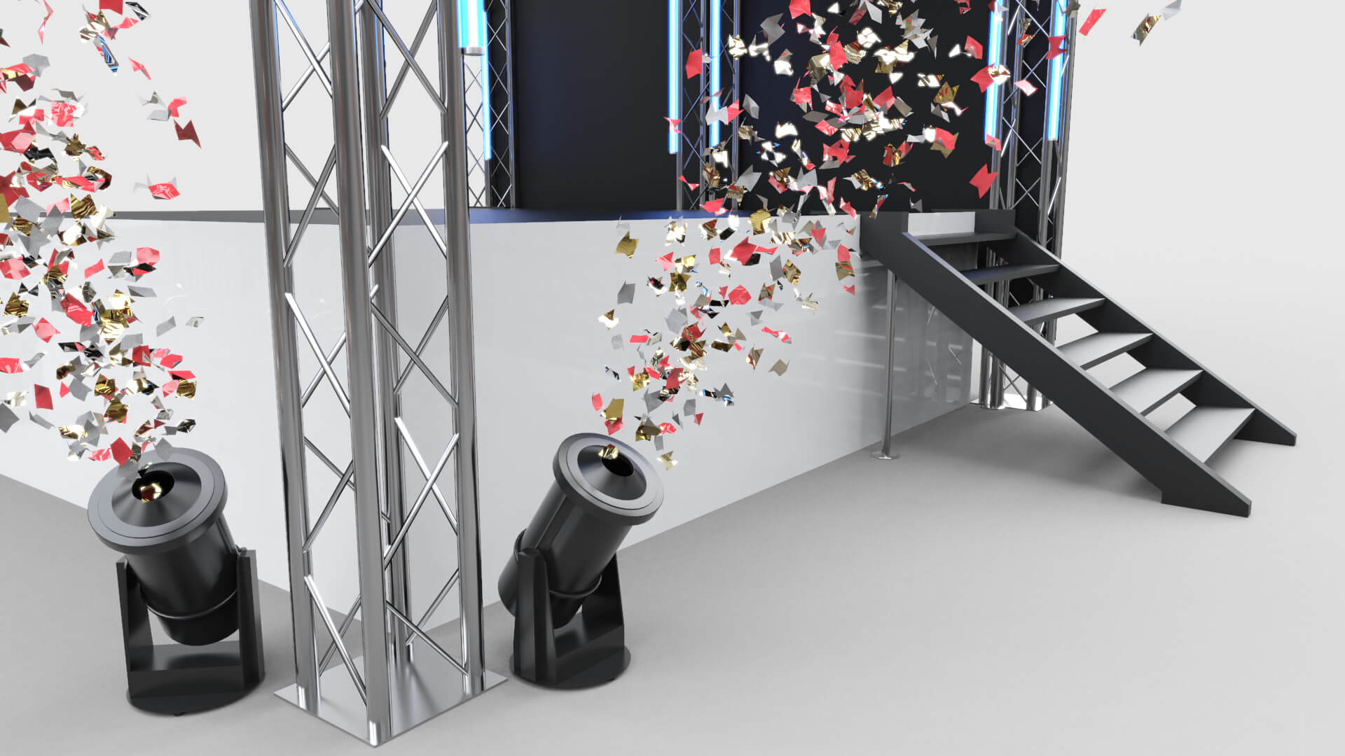 Concert Stage 4 - 3D Model by CGBee