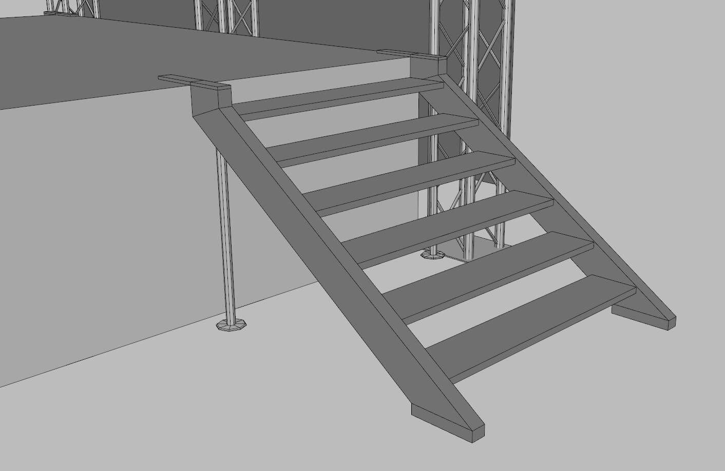 Concert Stage 4 - 3D Model by CGBee