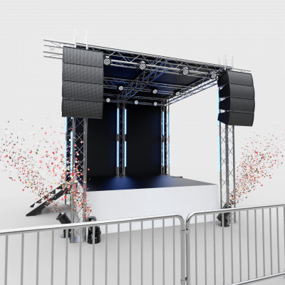 Concert Stage 4 - 3D Model by CGBee