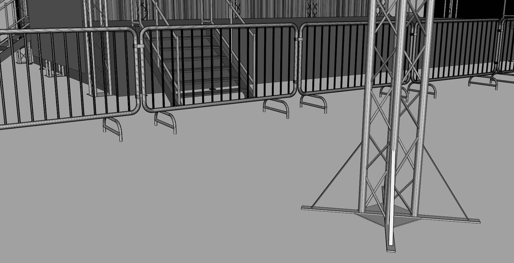 Concert Stage 5 - 3D Model by CGBee