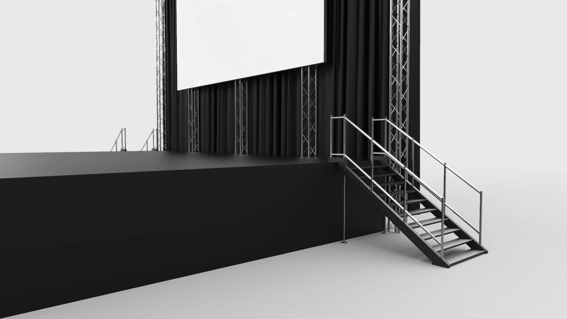 Concert Stage 6 - 3D Model by CGBee