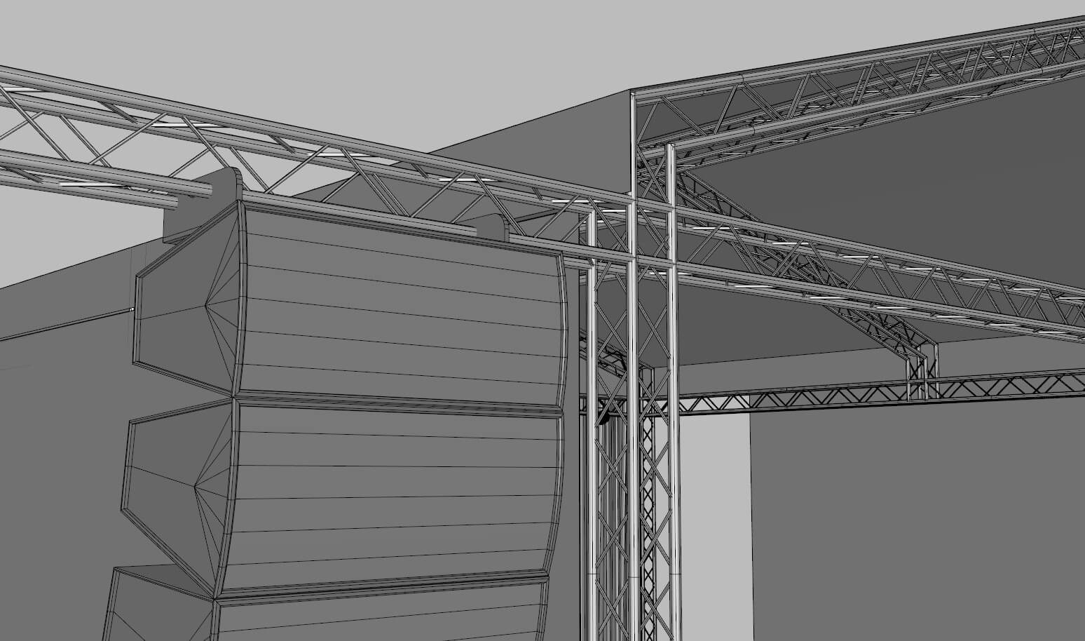 Concert Stage 8 - 3D Model by CGBee
