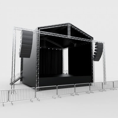 Concert Stage 8 - 3D Model by CGBee
