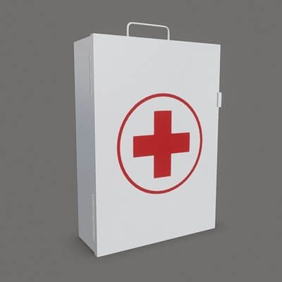 First Aid Wall Box - 3D Model by CGBee