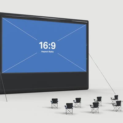 Giant Inflatable Screen - 3D Model by CGBee