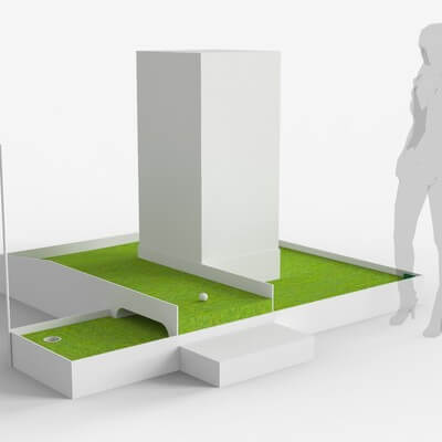 Mini Golf Module - Stand 3D Model by CGBee