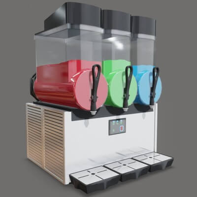 Slush Machine - 3D Model by CGBee