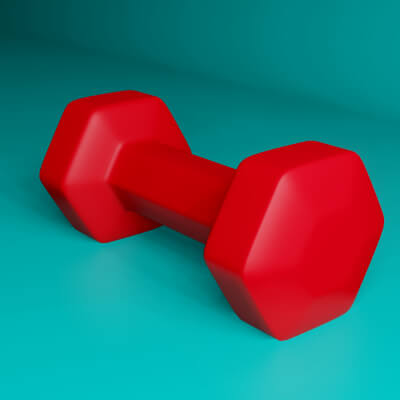Dumbbell-model 3D Model by cgDesigner