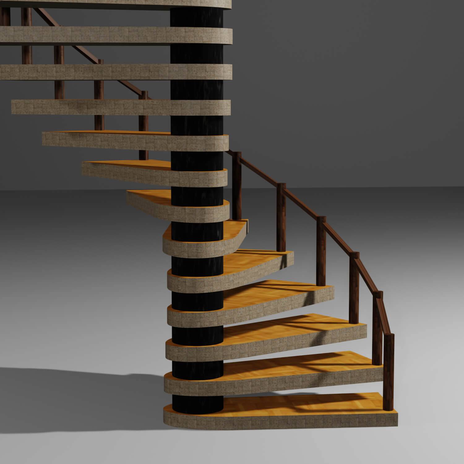 Staircase-Model 3D Model by cgDesigner