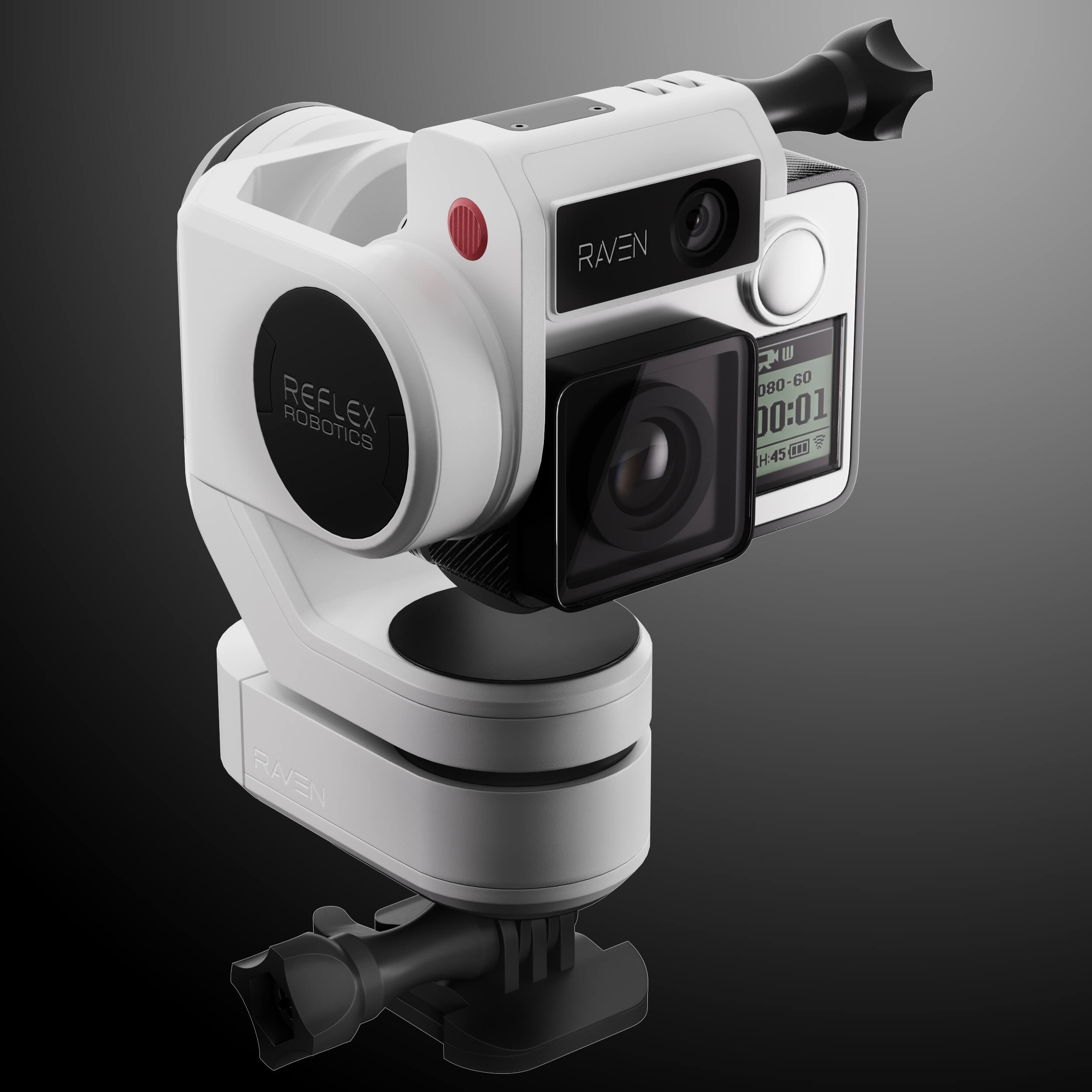 RAVEN Smart Gimbal Precision in Motion 3D Render by cgdoca