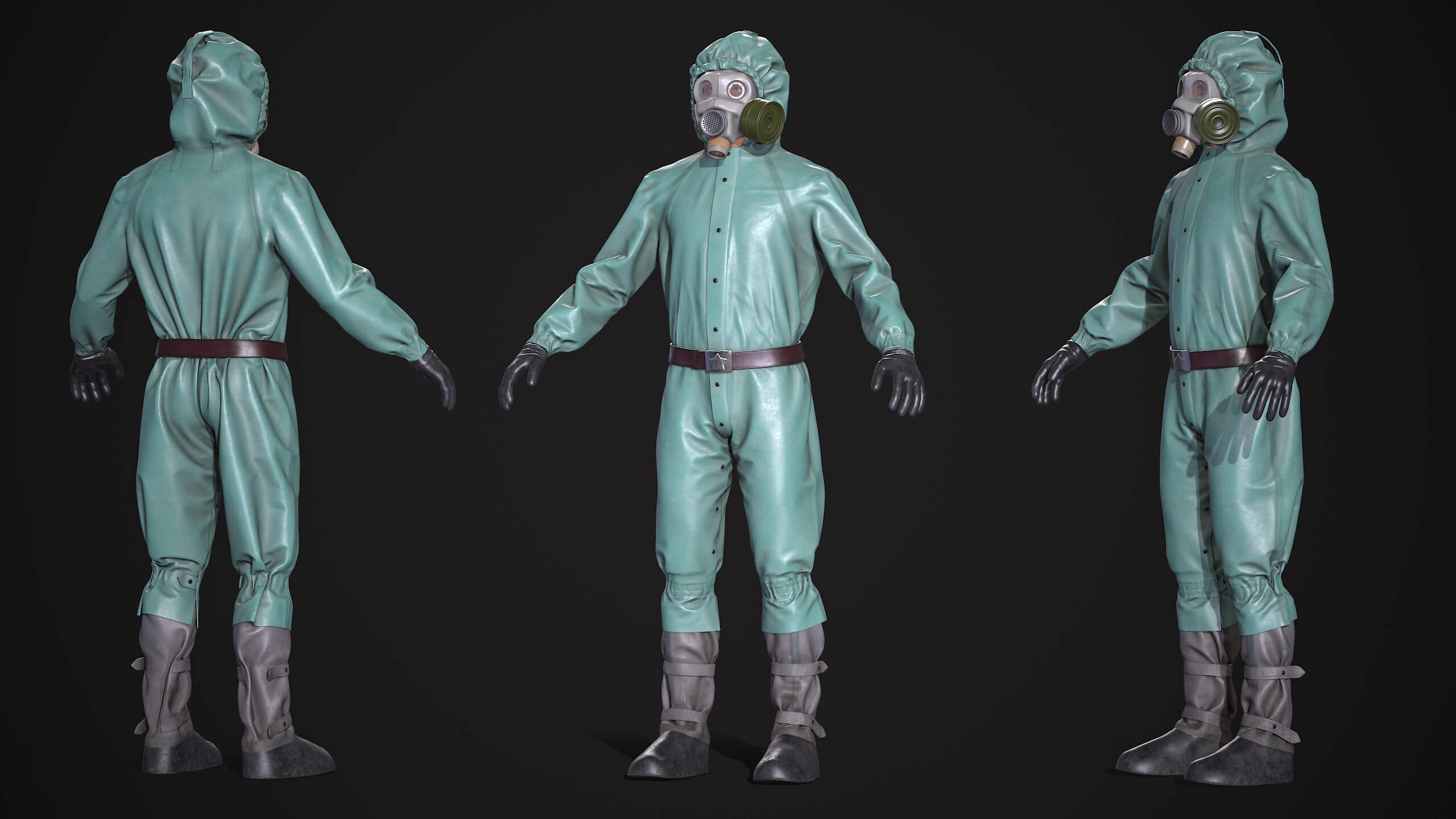 Hazmat Suit OZK - 3D Model by CGFED