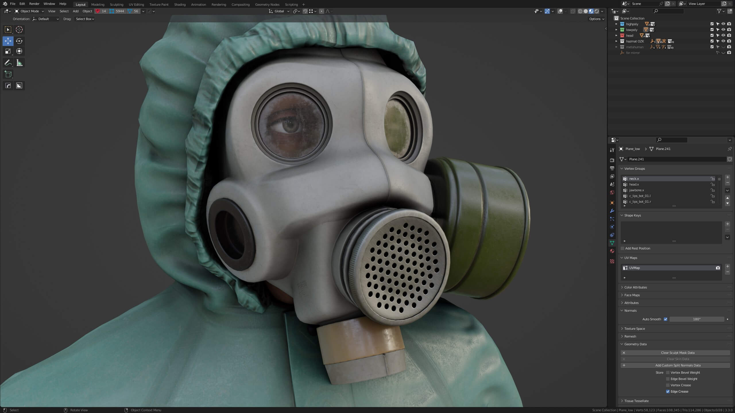 Hazmat Suit OZK - 3D Model by CGFED