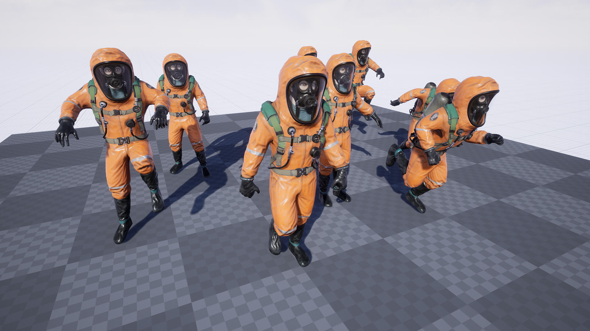 Military Hazmat Suit - 3D Model by CGFED