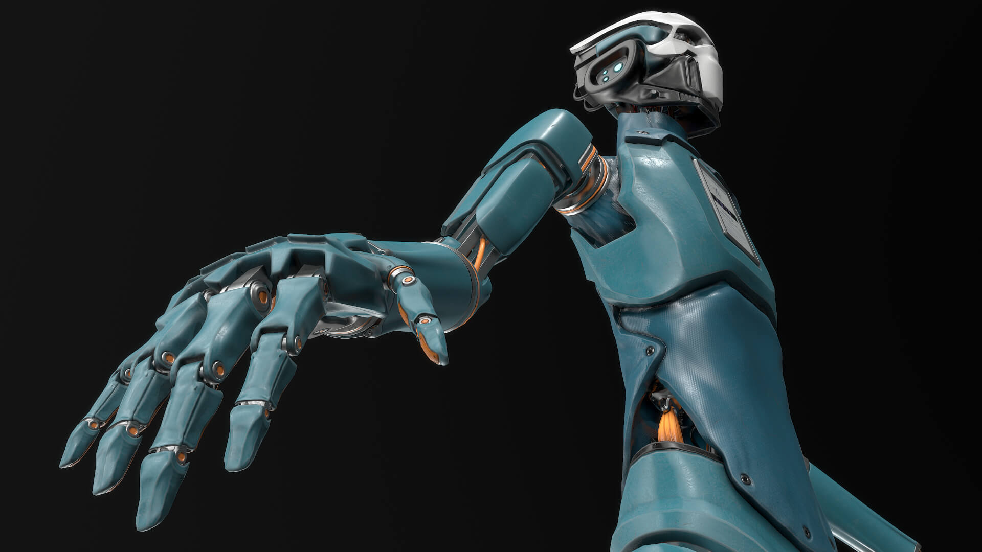 Sci-Fi Robot RM26 3D Model by CGFED
