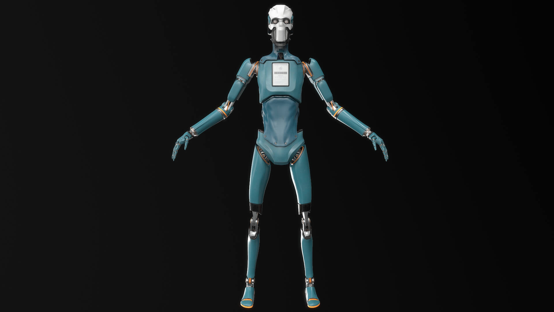Sci-Fi Robot RM26 3D Model by CGFED