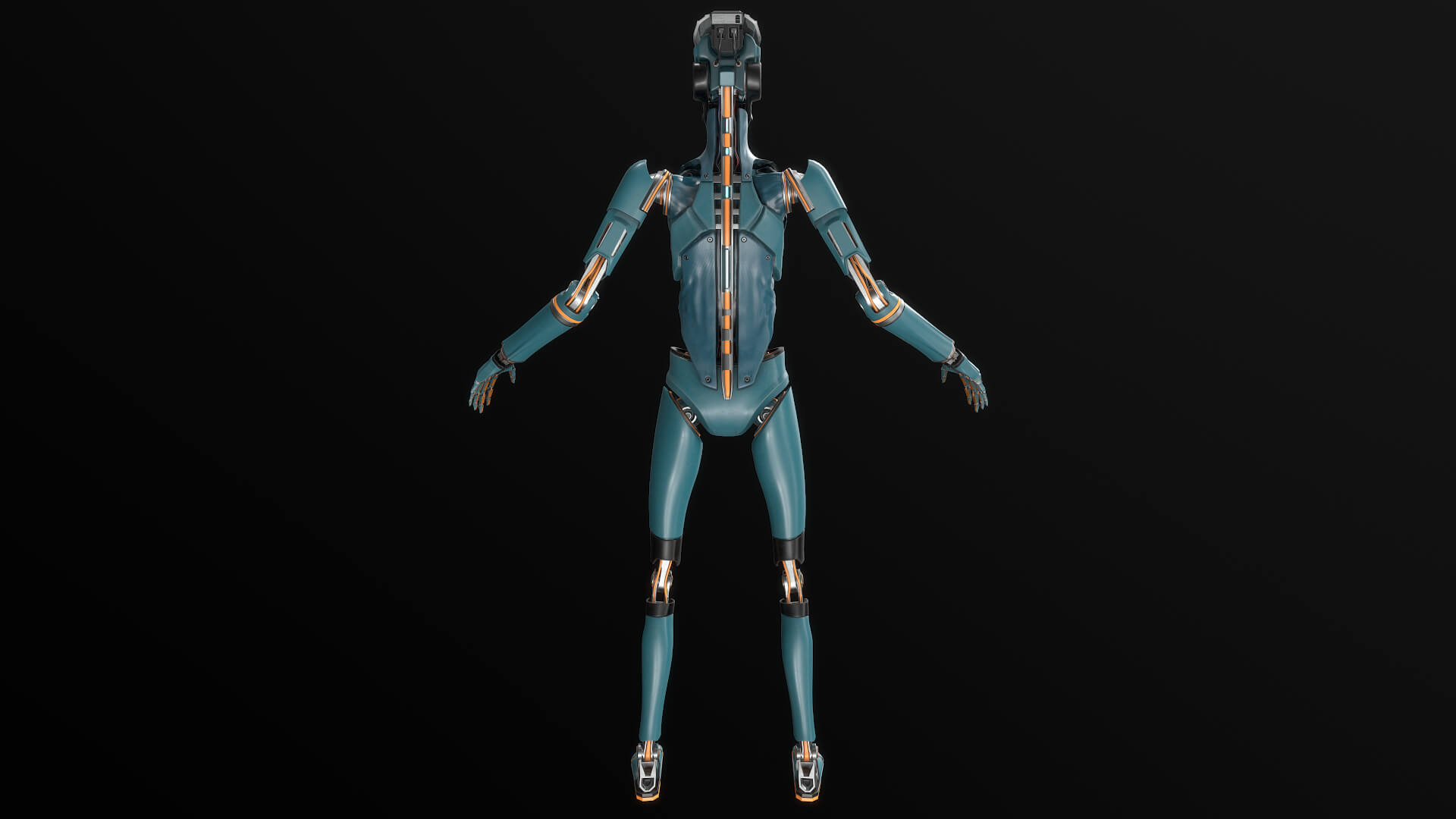 Sci-Fi Robot RM26 3D Model by CGFED