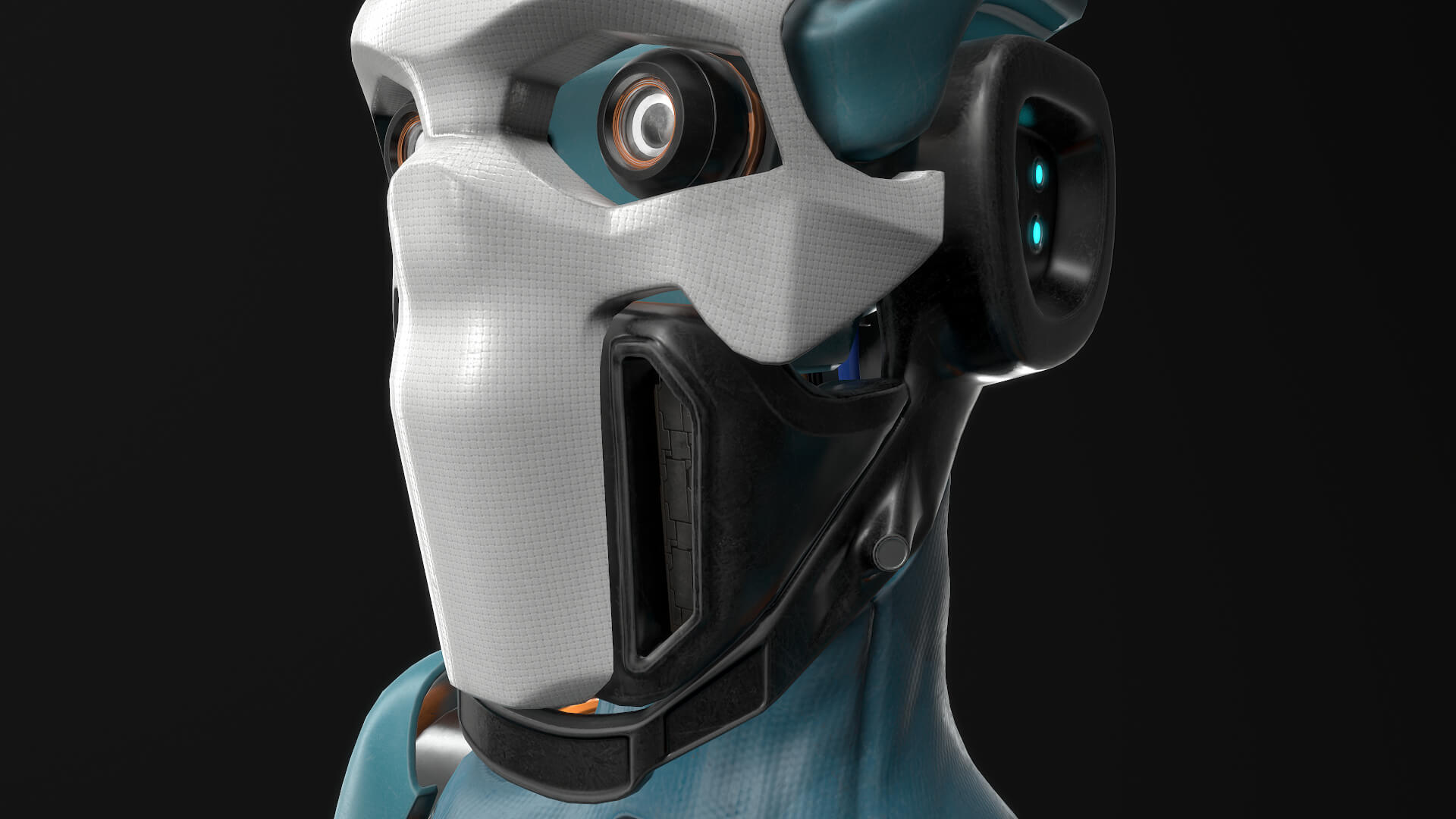 Sci-Fi Robot RM26 3D Model by CGFED