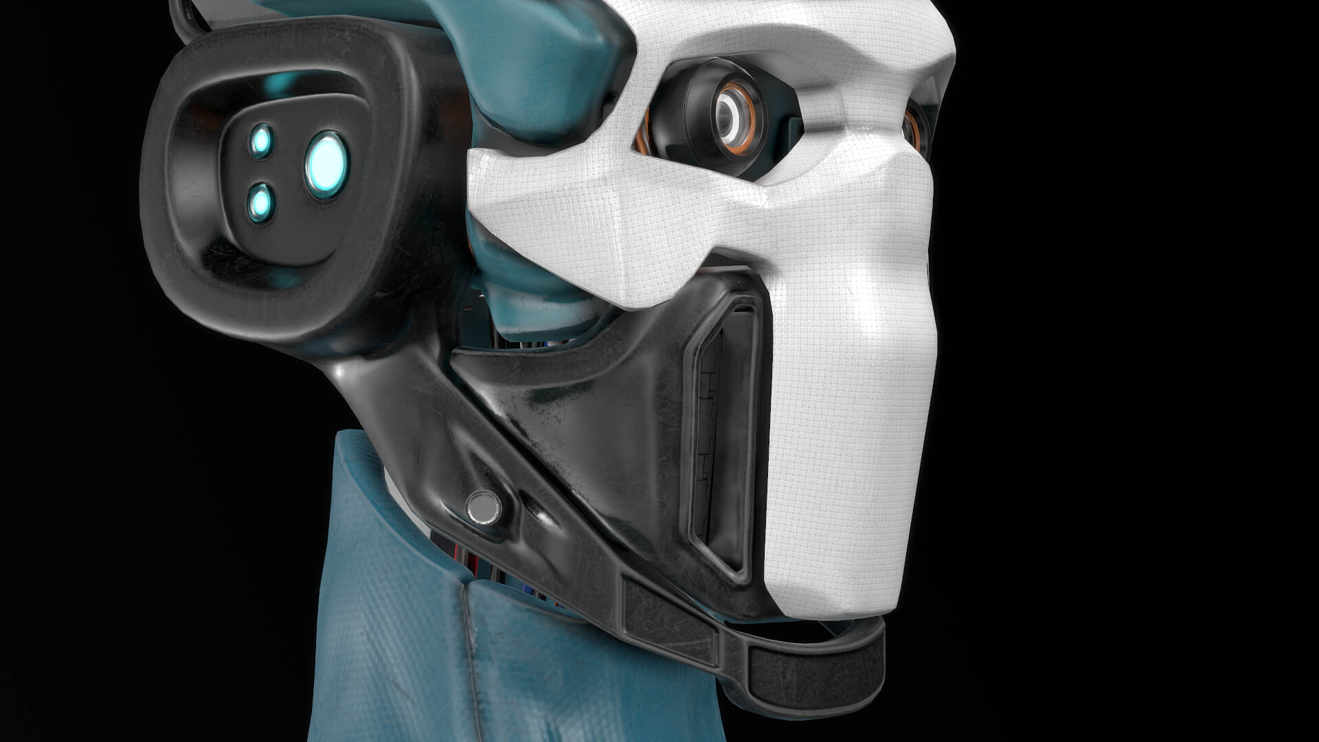 Sci-Fi Robot RM26 3D Model by CGFED