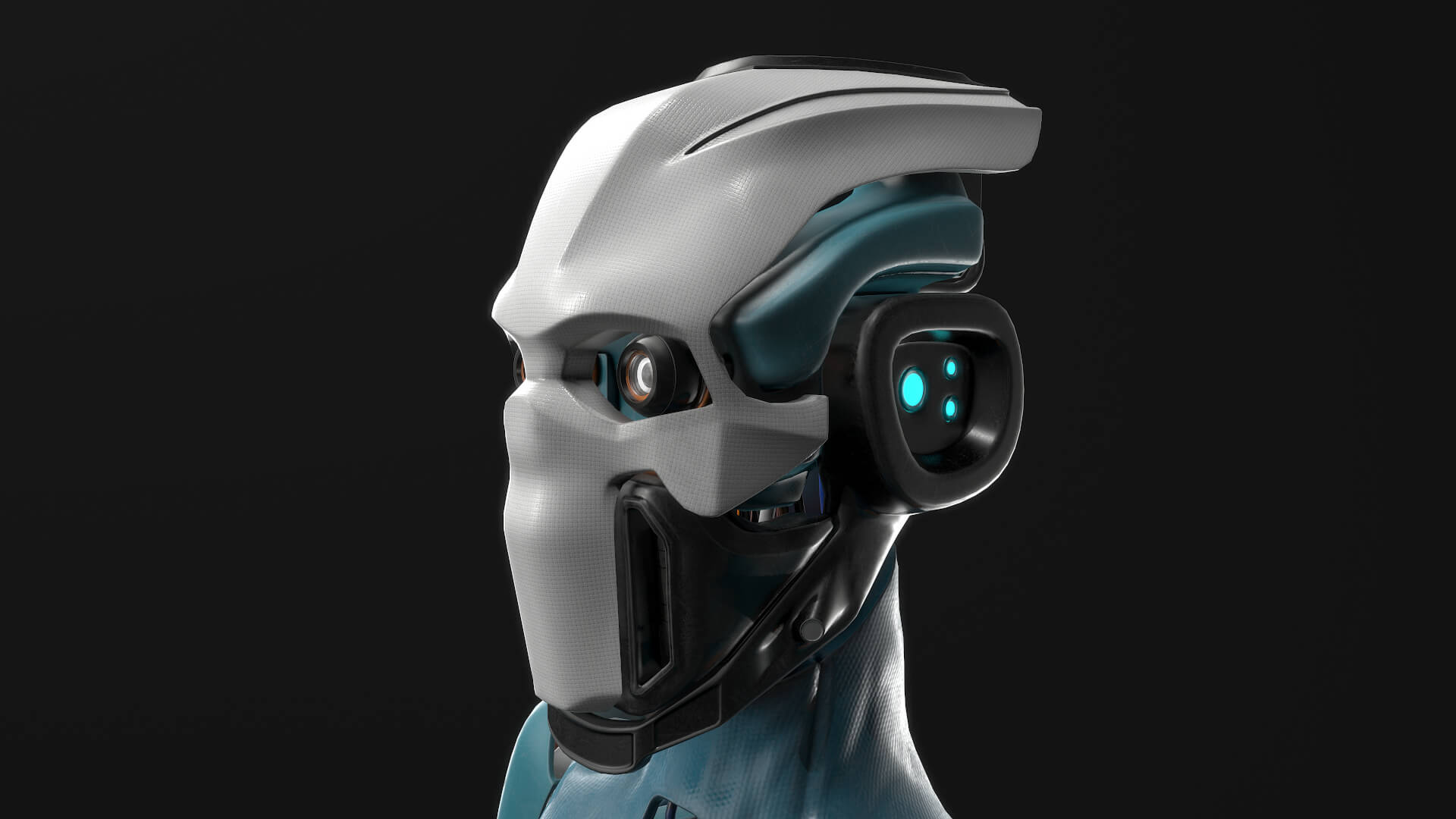 Sci-Fi Robot RM26 3D Model by CGFED