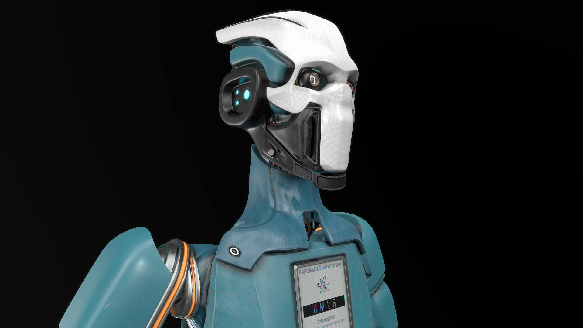 Sci-Fi Robot RM26 3D Model by CGFED