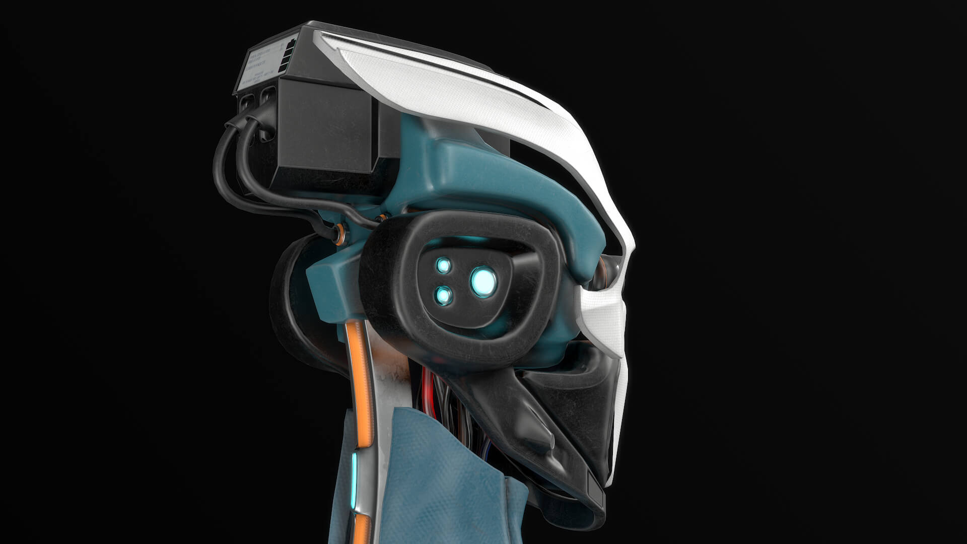 Sci-Fi Robot RM26 3D Model by CGFED