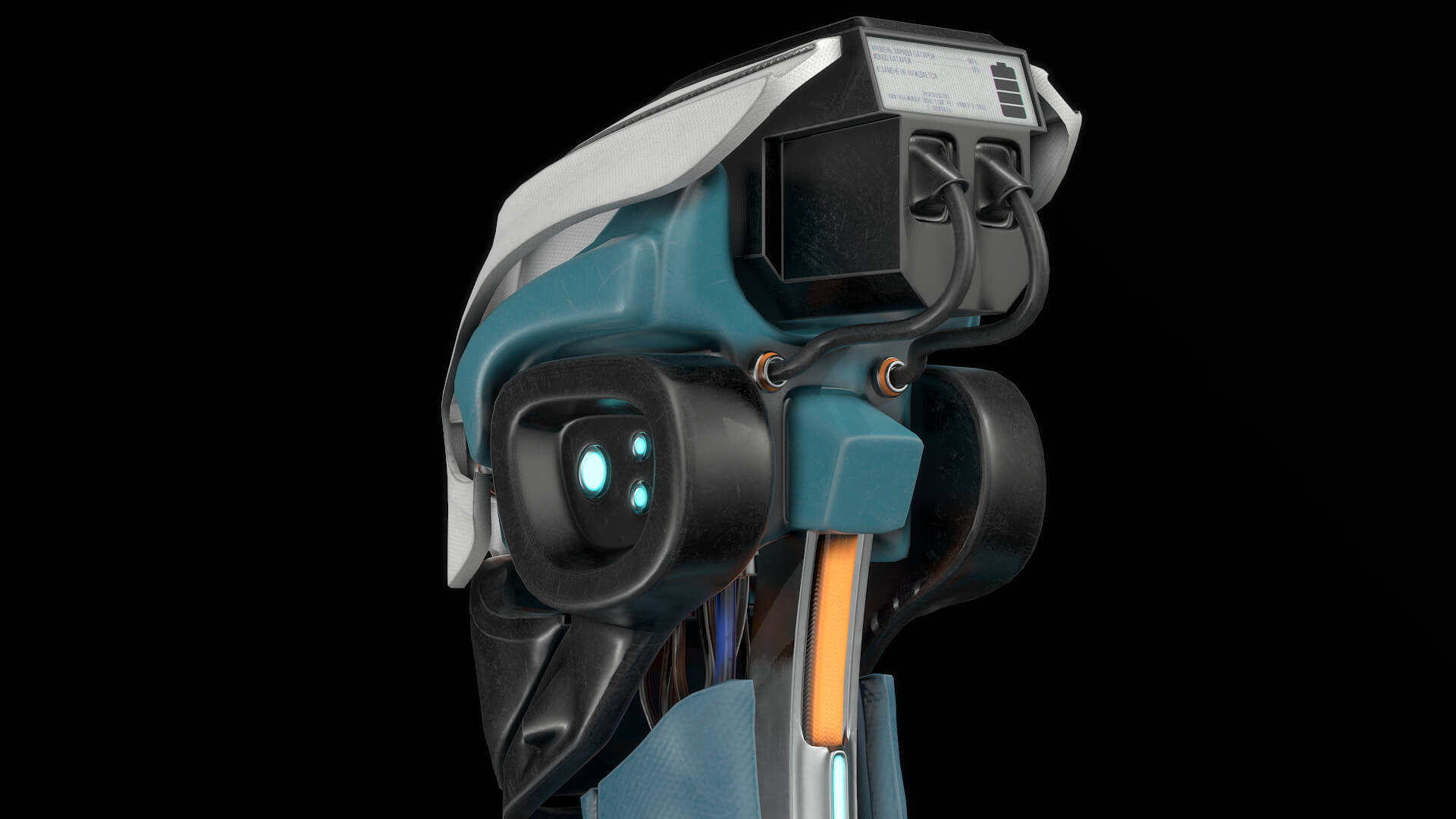 Sci-Fi Robot RM26 3D Model by CGFED