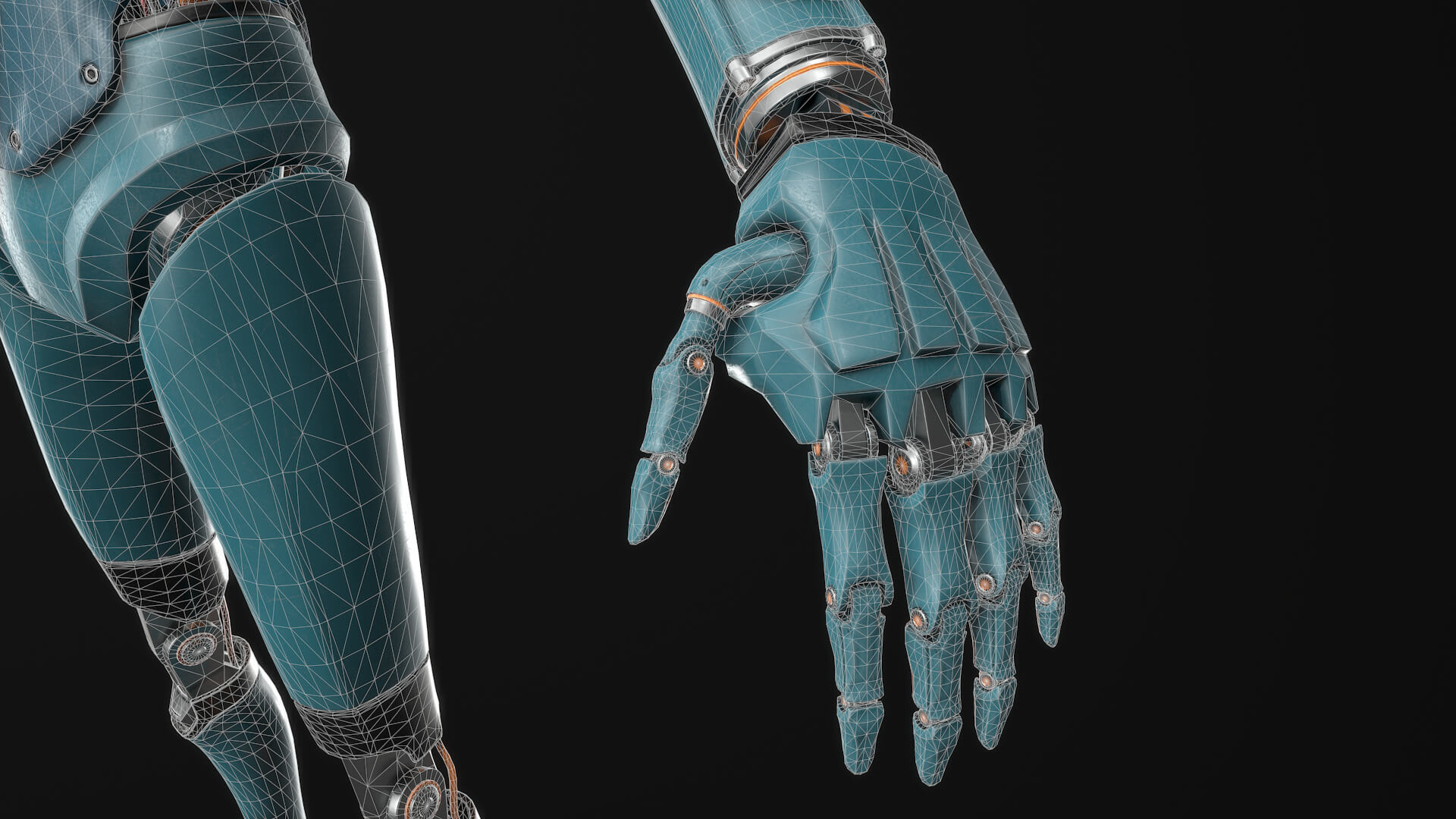 Sci-Fi Robot RM26 3D Model by CGFED