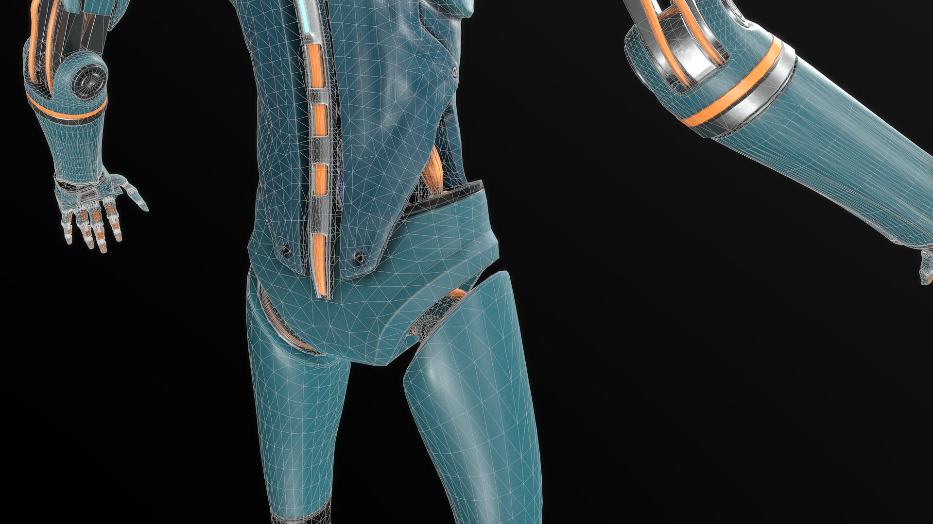 Sci-Fi Robot RM26 3D Model by CGFED