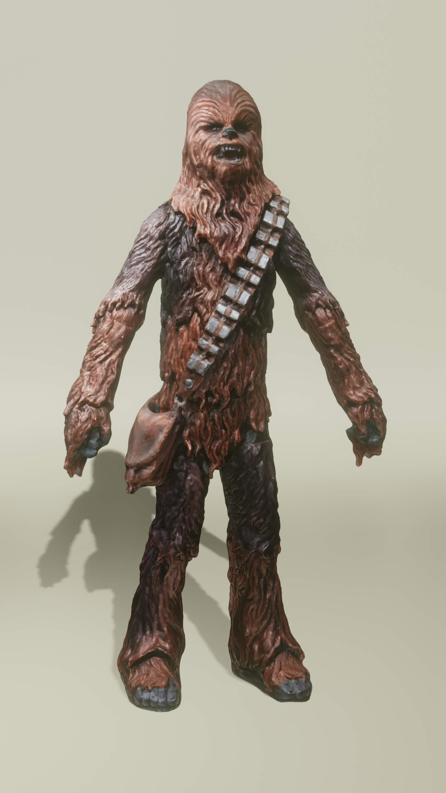 Chewbacca Action Figure - 3D Model by CGFighunter