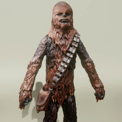 Chewbacca Action Figure - 3D Model by CGFighunter