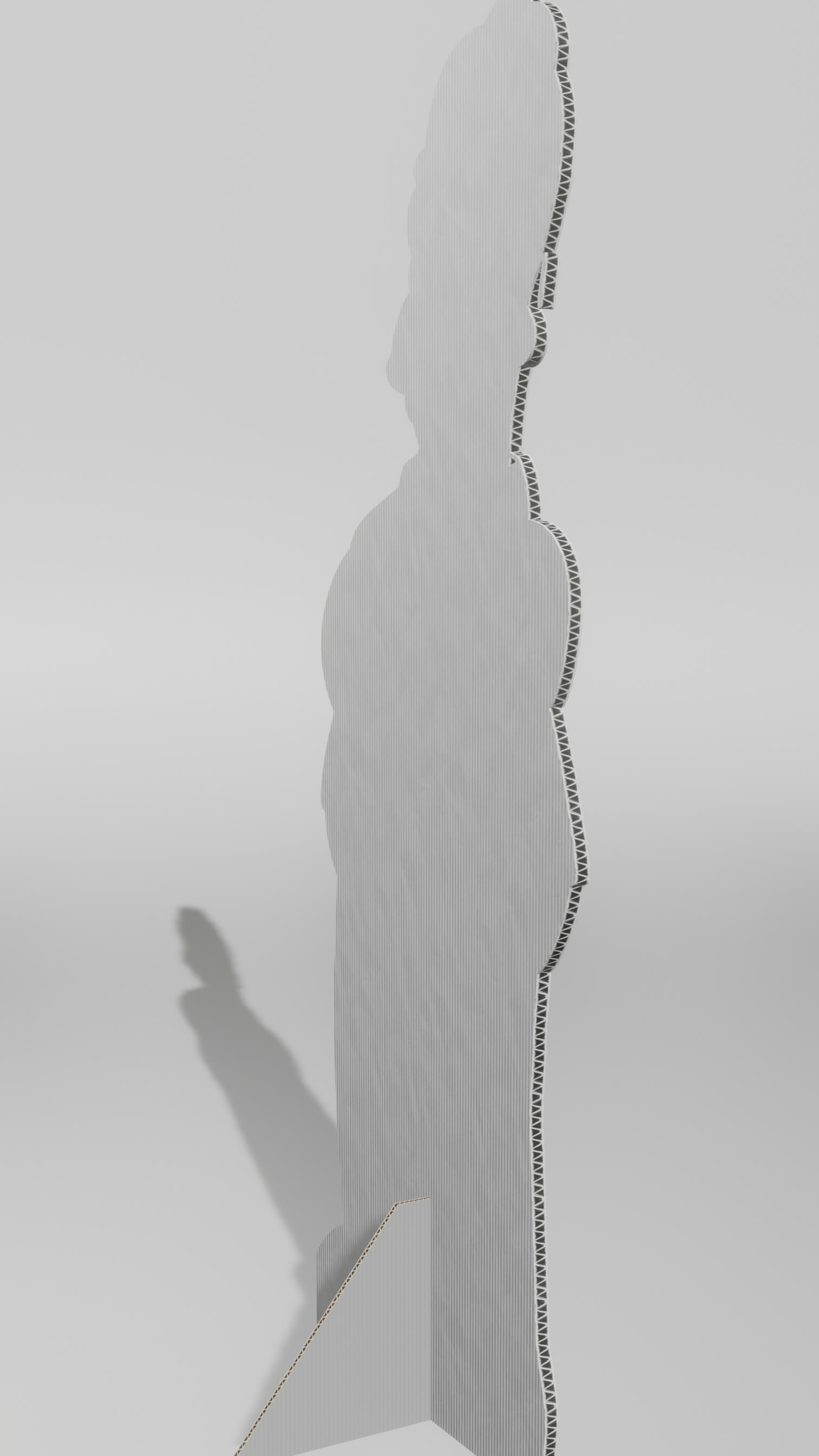 Homer Simpson Cutout - 3D Model by CGFighunter