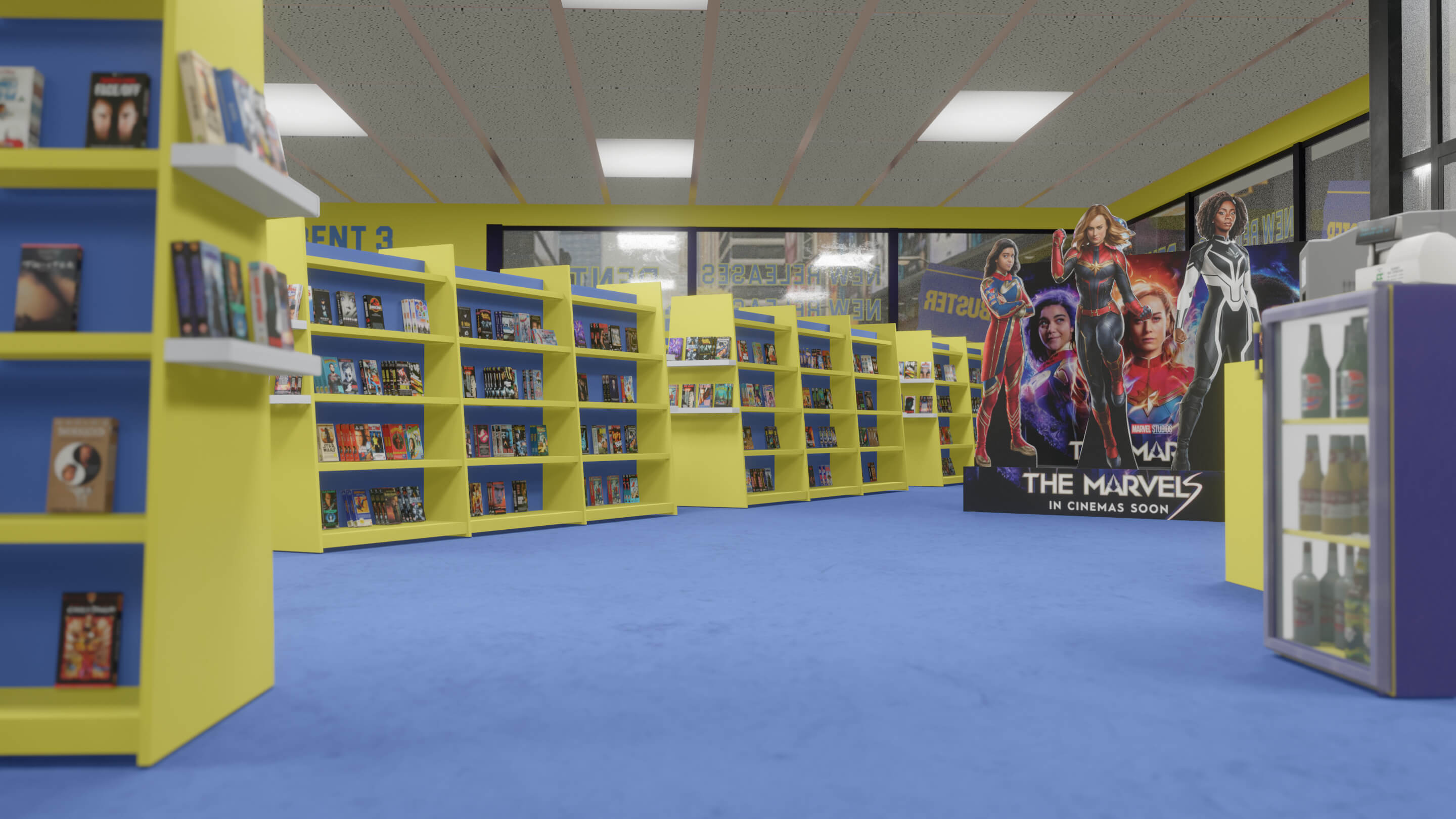 Retro Video Rental Store - 3D Model by CGFighunter
