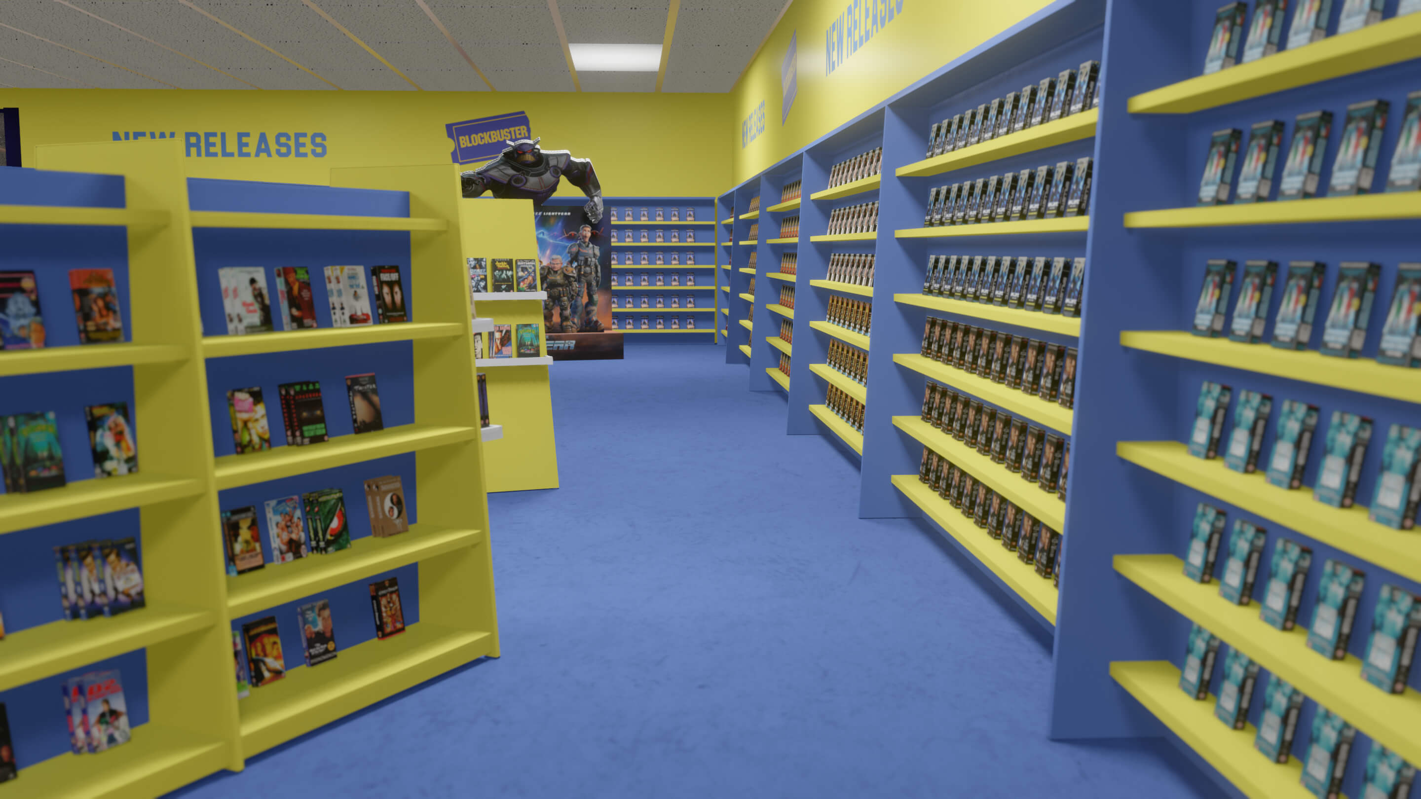 Retro Video Rental Store - 3D Model by CGFighunter