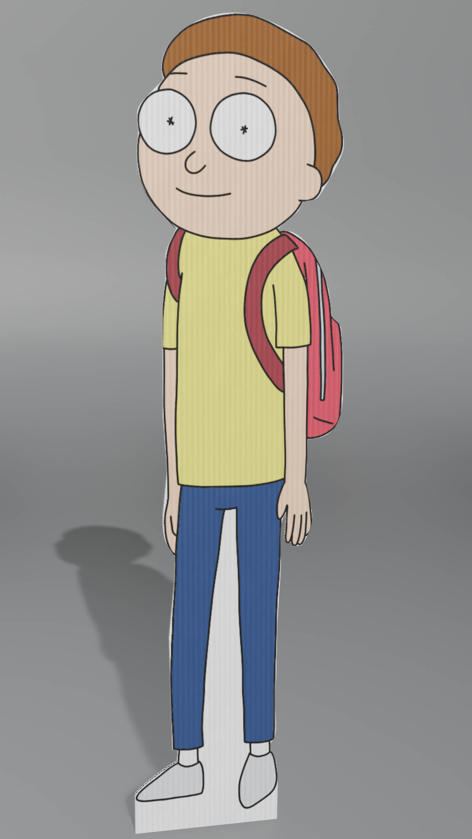 Rick and Morty Cutouts - Free 3D Model by CGFighunter