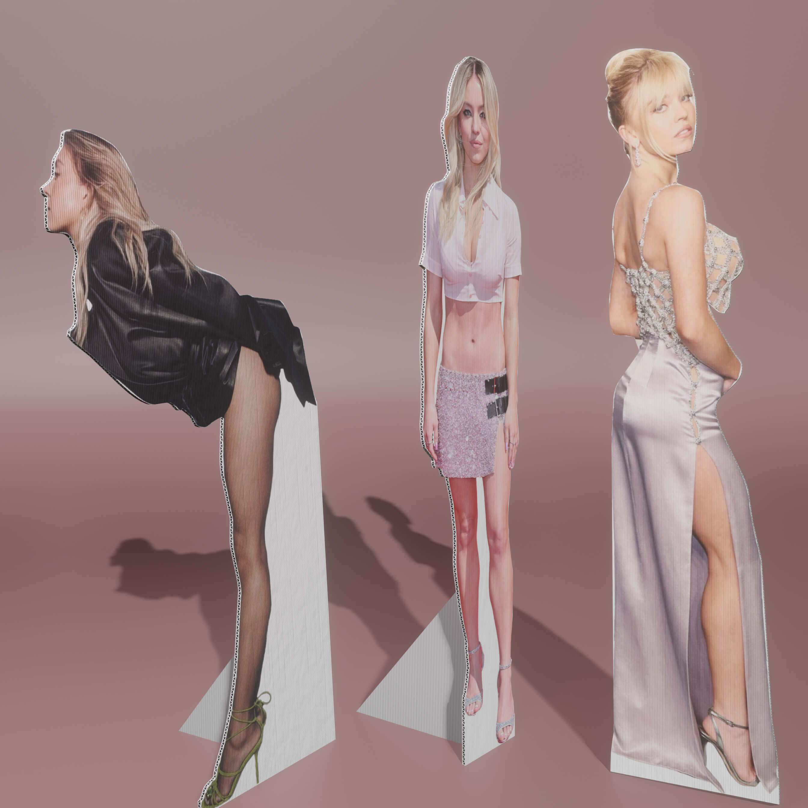 Sydney Sweeney (Celebrity Cutouts) - 3D Model by CGFighunter