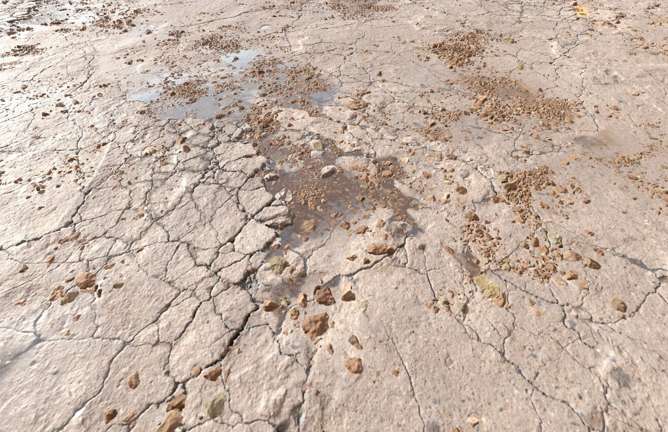 Apocalyptic Concrete PBR Texture by CGHawk