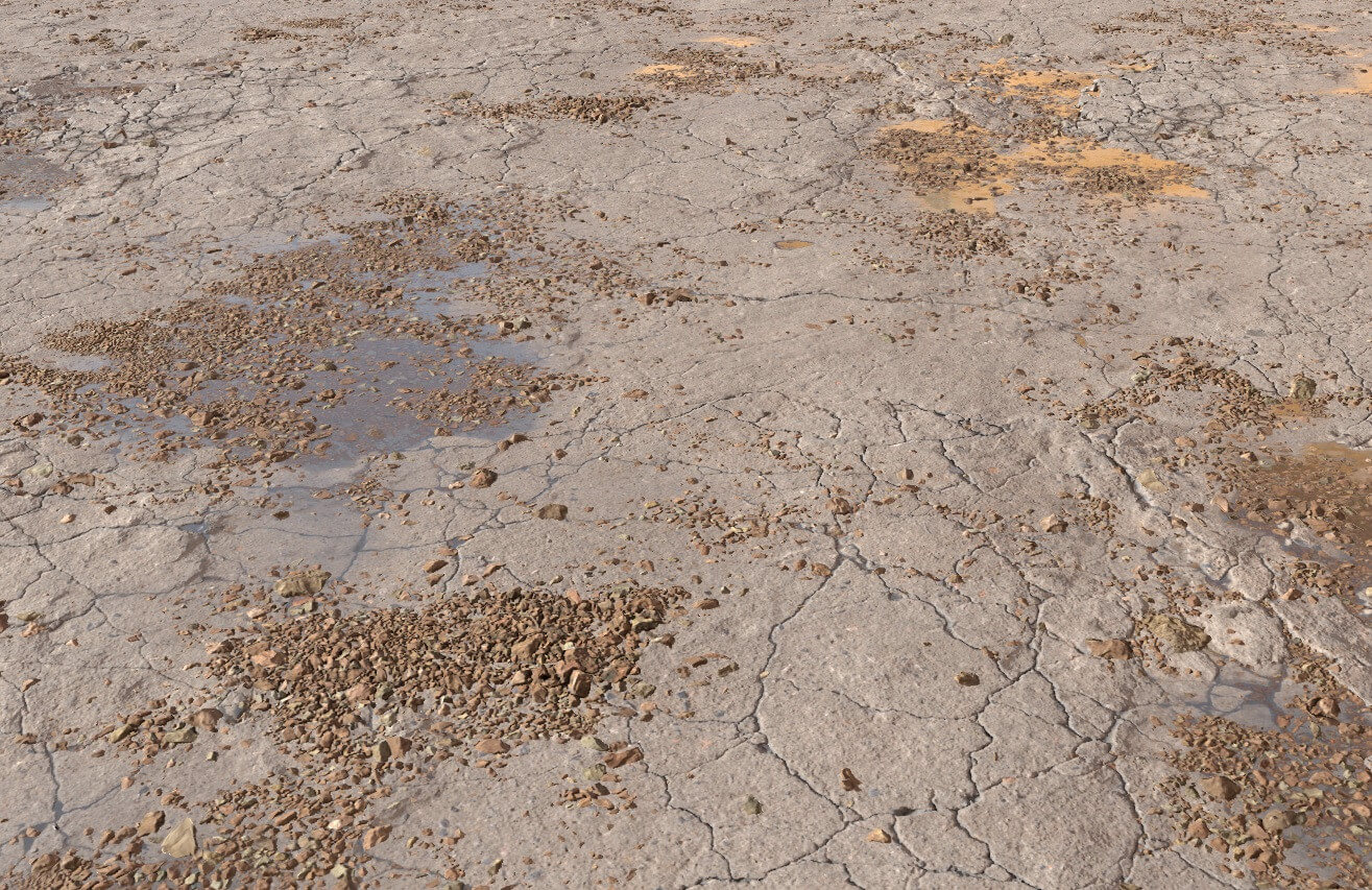 Apocalyptic Concrete PBR Texture by CGHawk