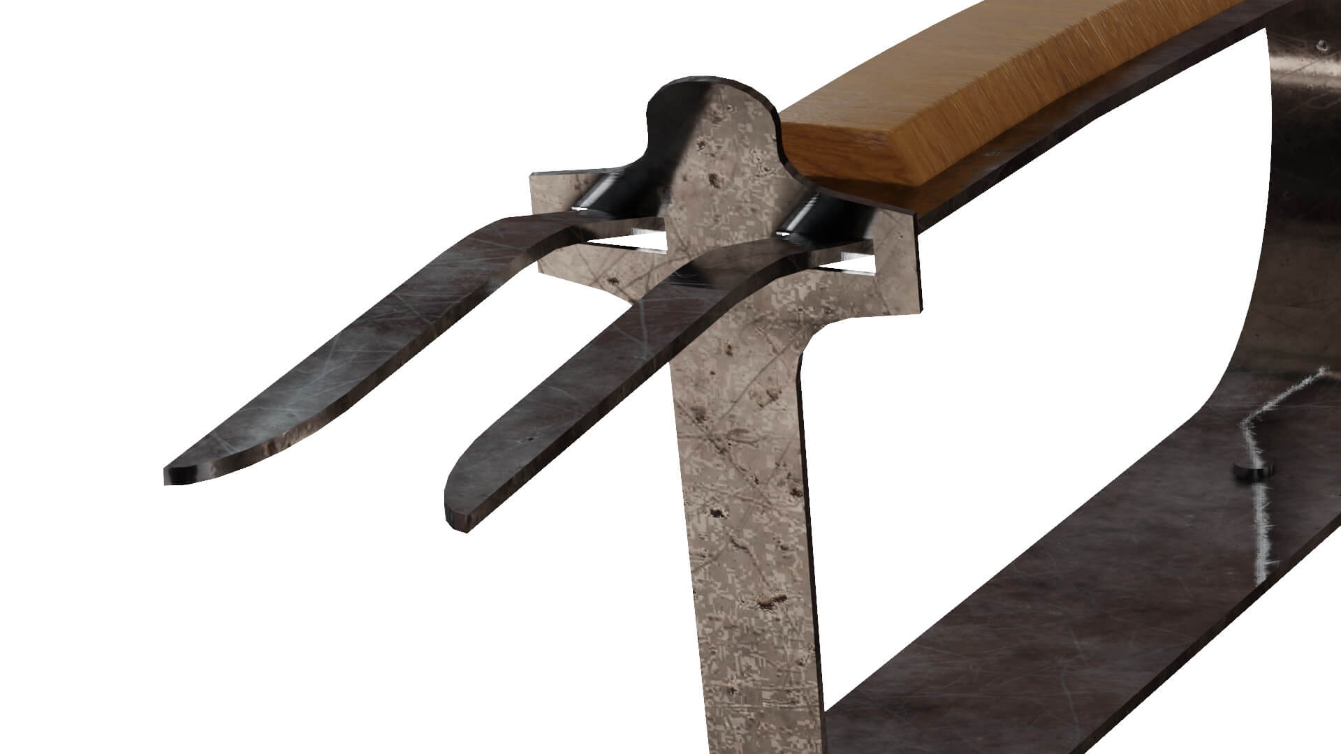 Barbecue Fork - 3D Model by CGHawk