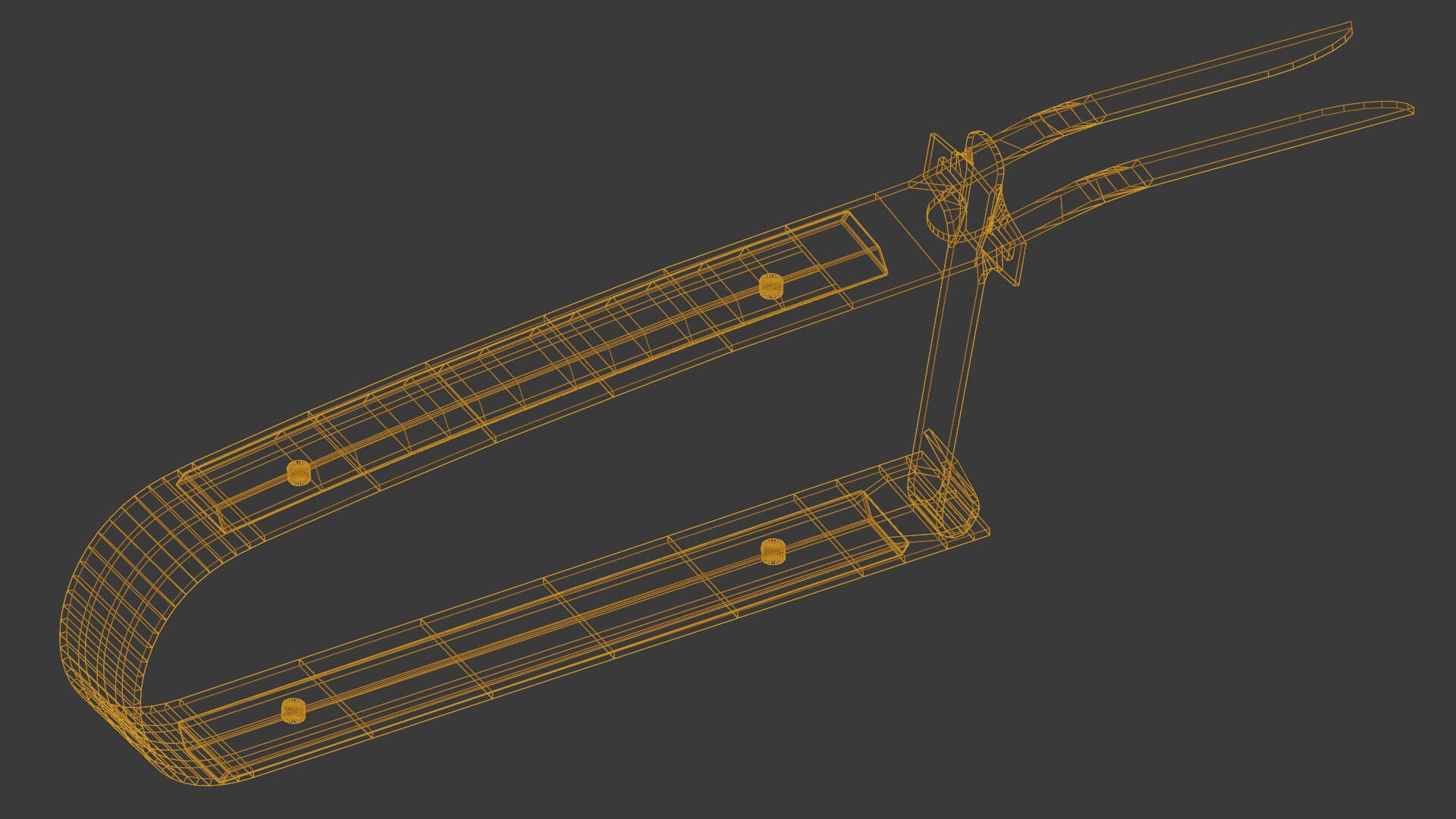 Barbecue Fork - 3D Model by CGHawk
