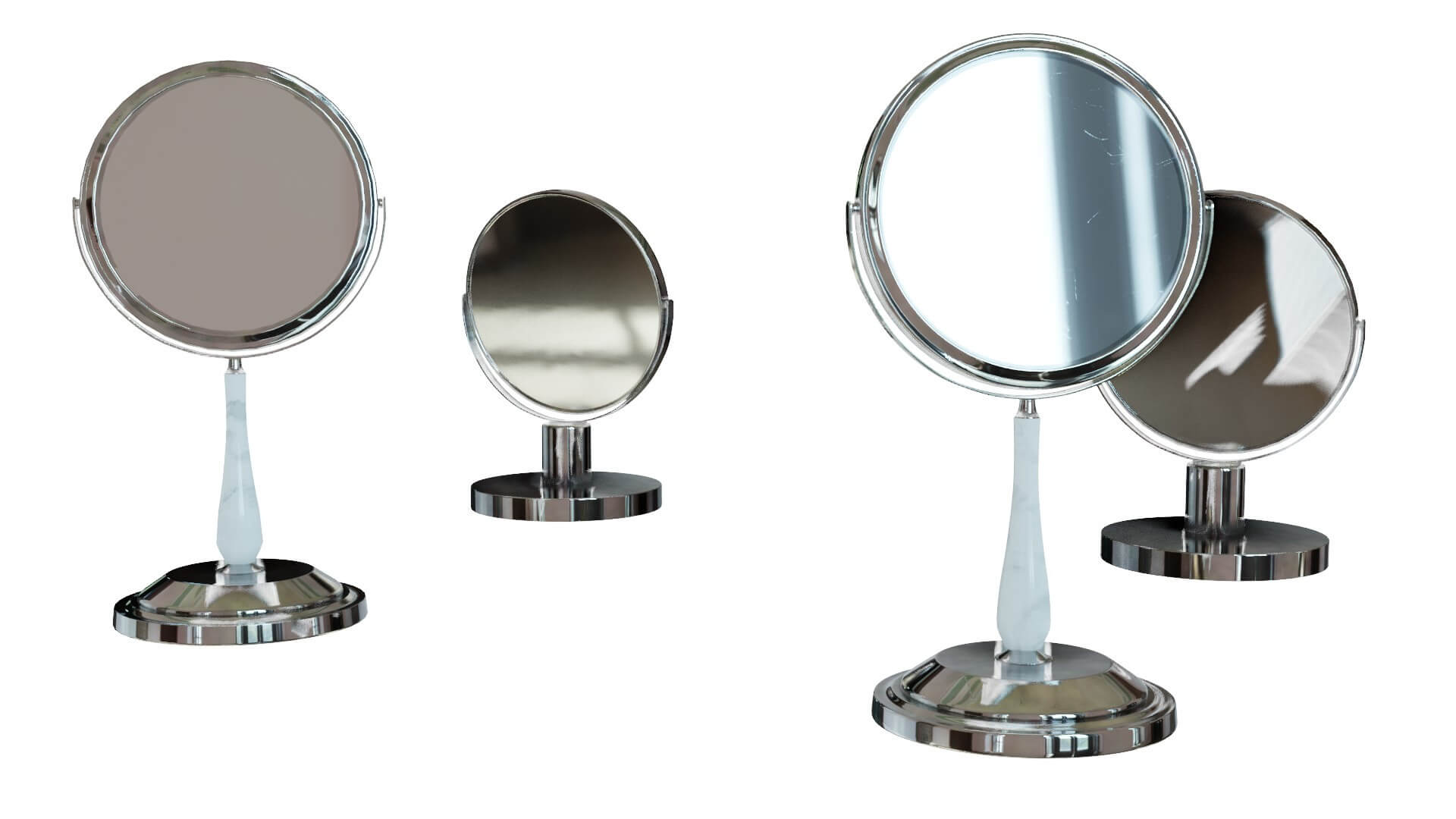 Bathroom Mirror Set - 3D Model by CGHawk