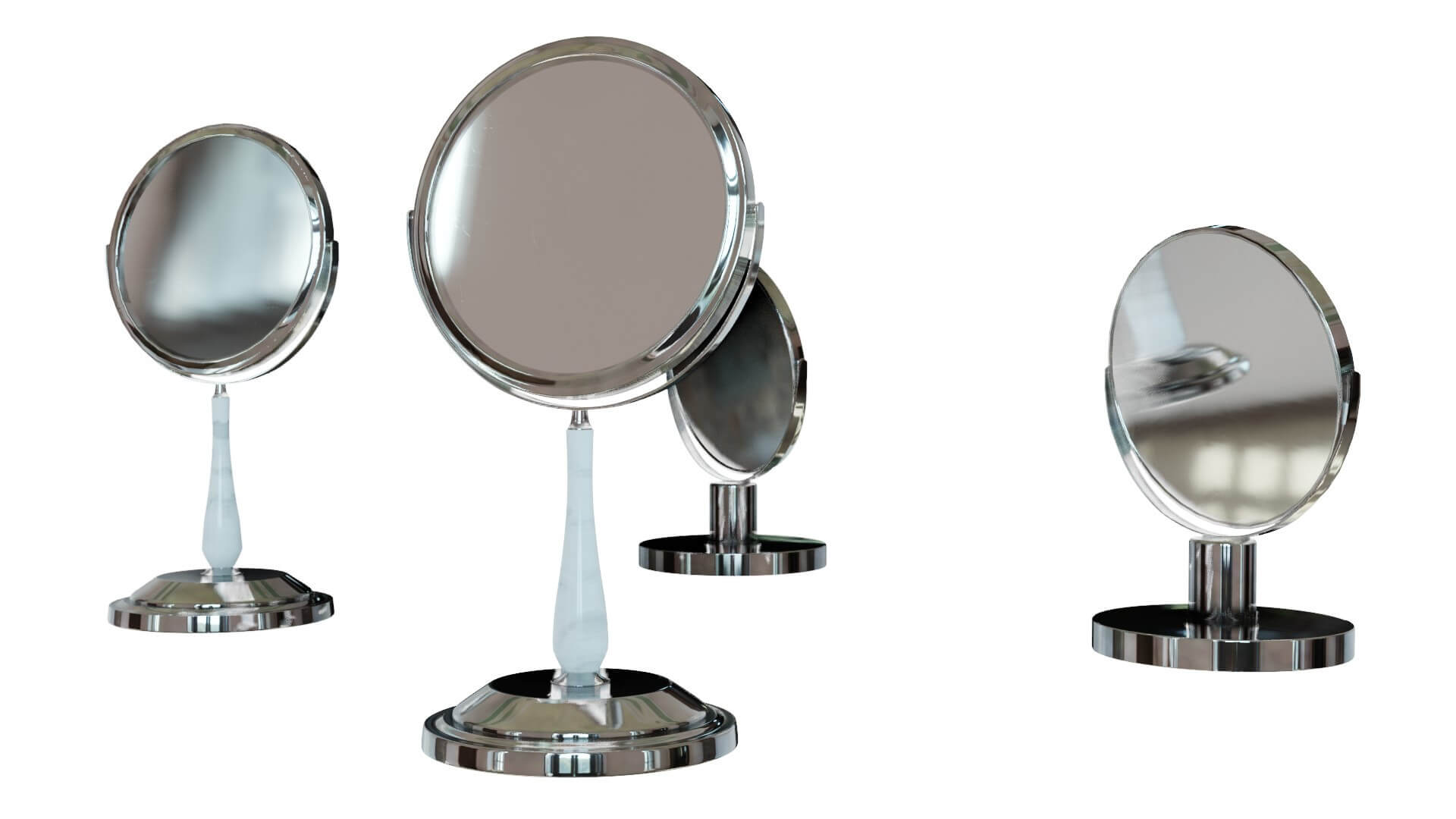 Bathroom Mirror Set - 3D Model by CGHawk