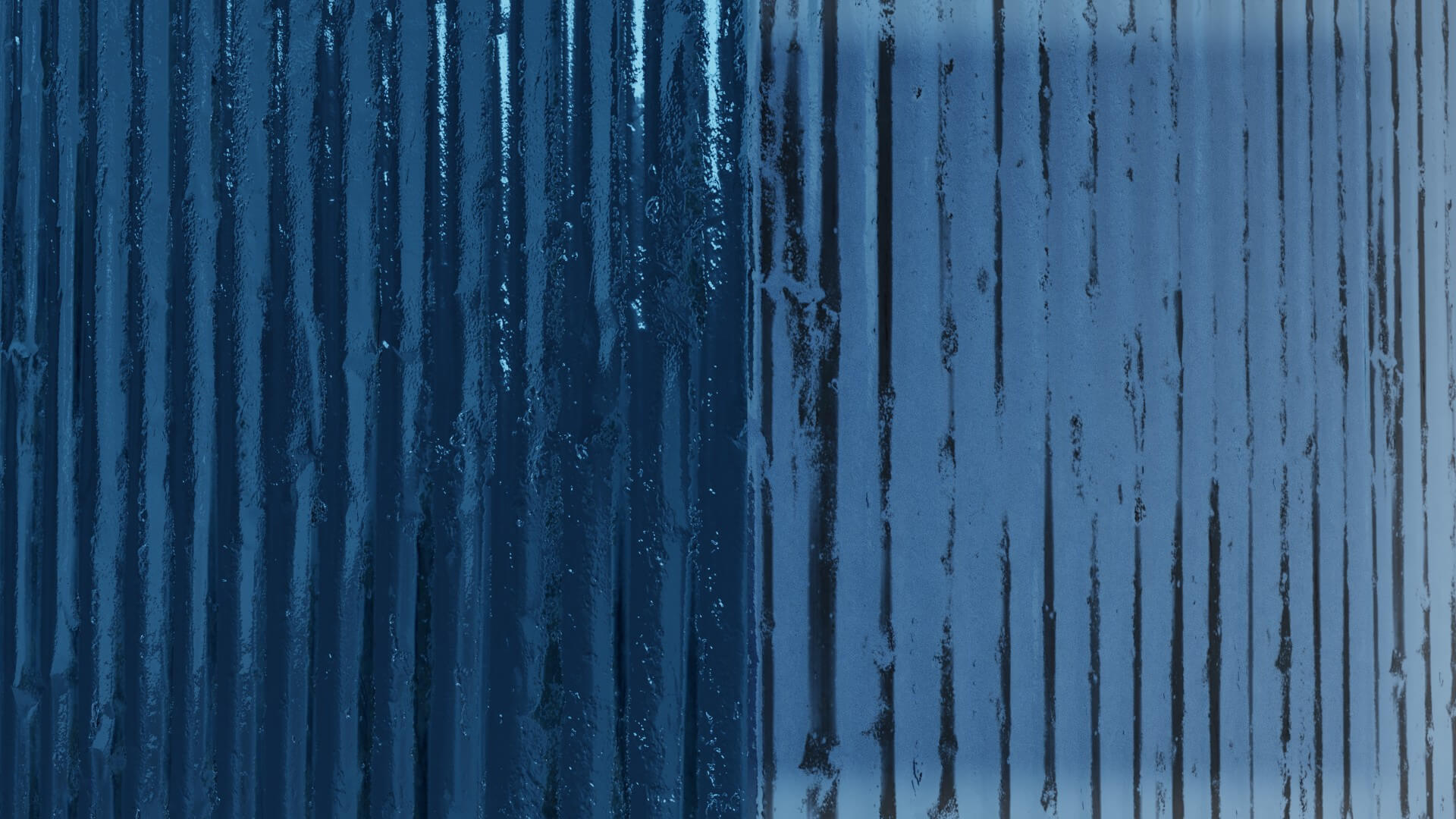 Blue Corrugated Steel PBR Texture by CGHawk