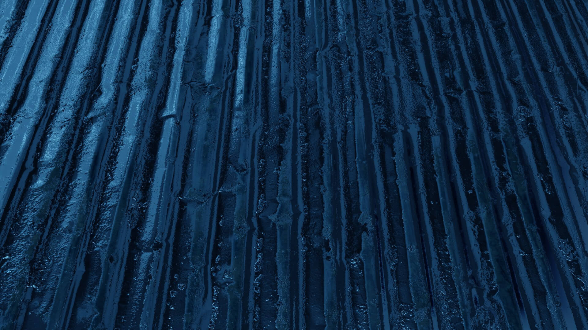 Blue Corrugated Steel PBR Texture by CGHawk