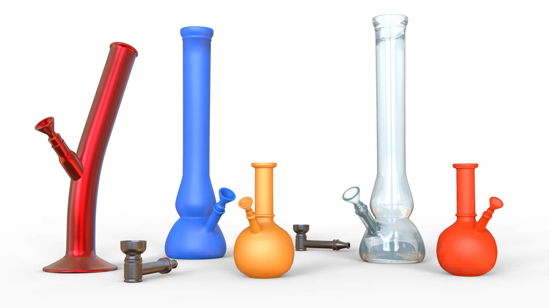 Bong Collection - 3D Model by CGHawk