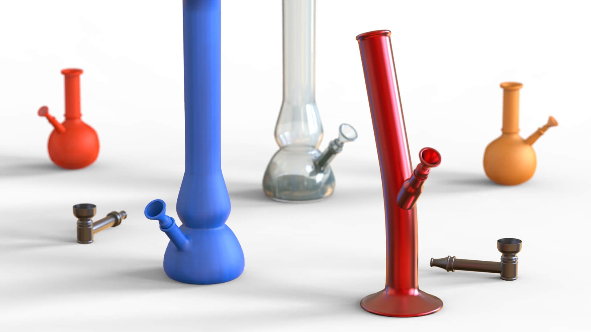 Bong Collection - 3D Model by CGHawk