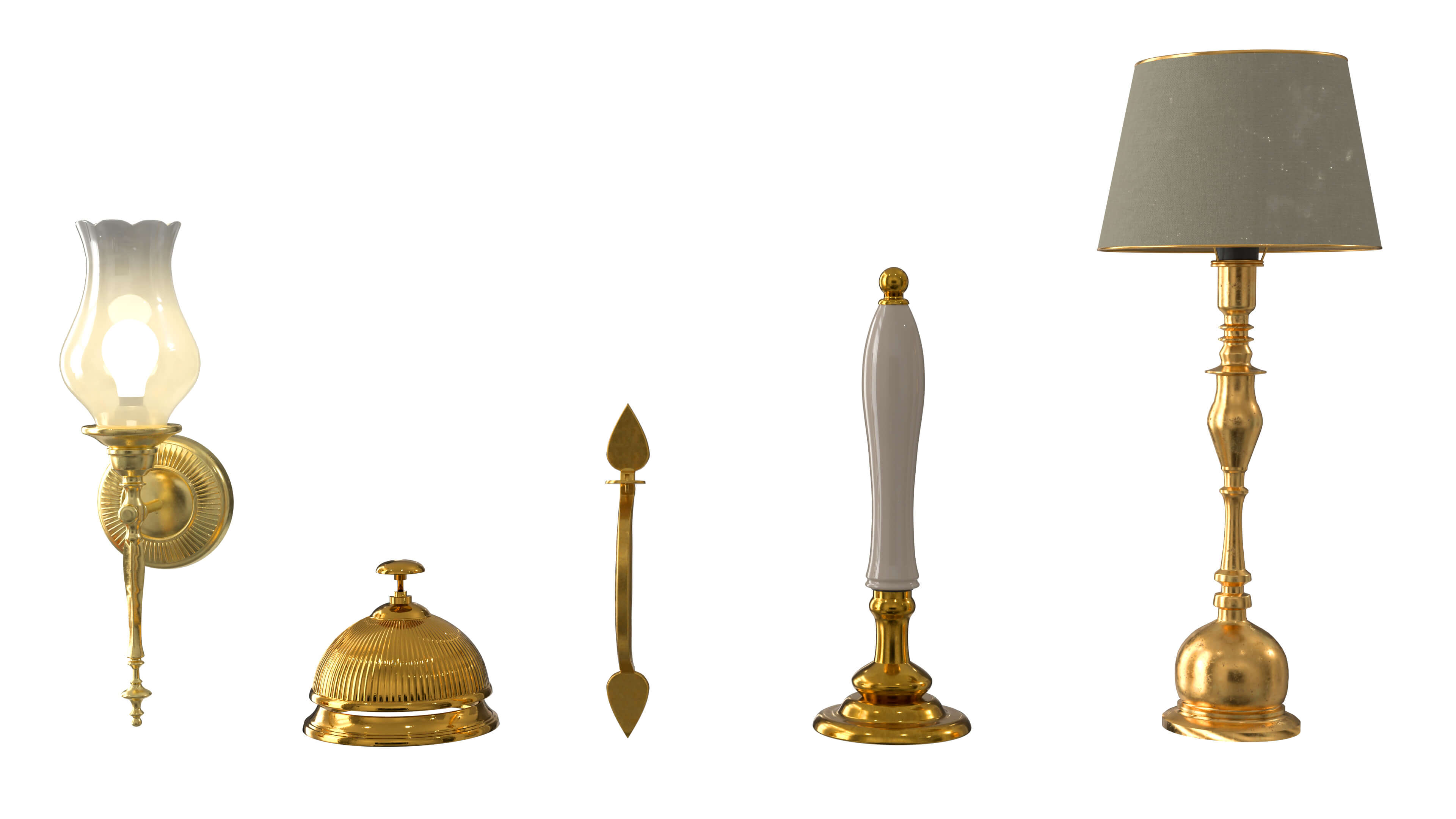 Brass 3D Model Collection by CGHawk